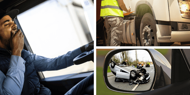 Swerving Truck Causes a Wreck: Proving Erratic Driving Fault